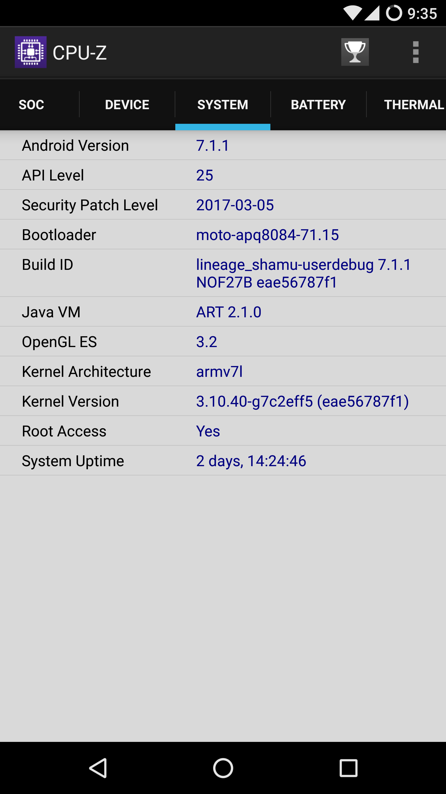 تطبيق CPU-Z لمعرفة معلومات تفصيلية عن مواصفات جهازك الأندرويد - نيوتك ...